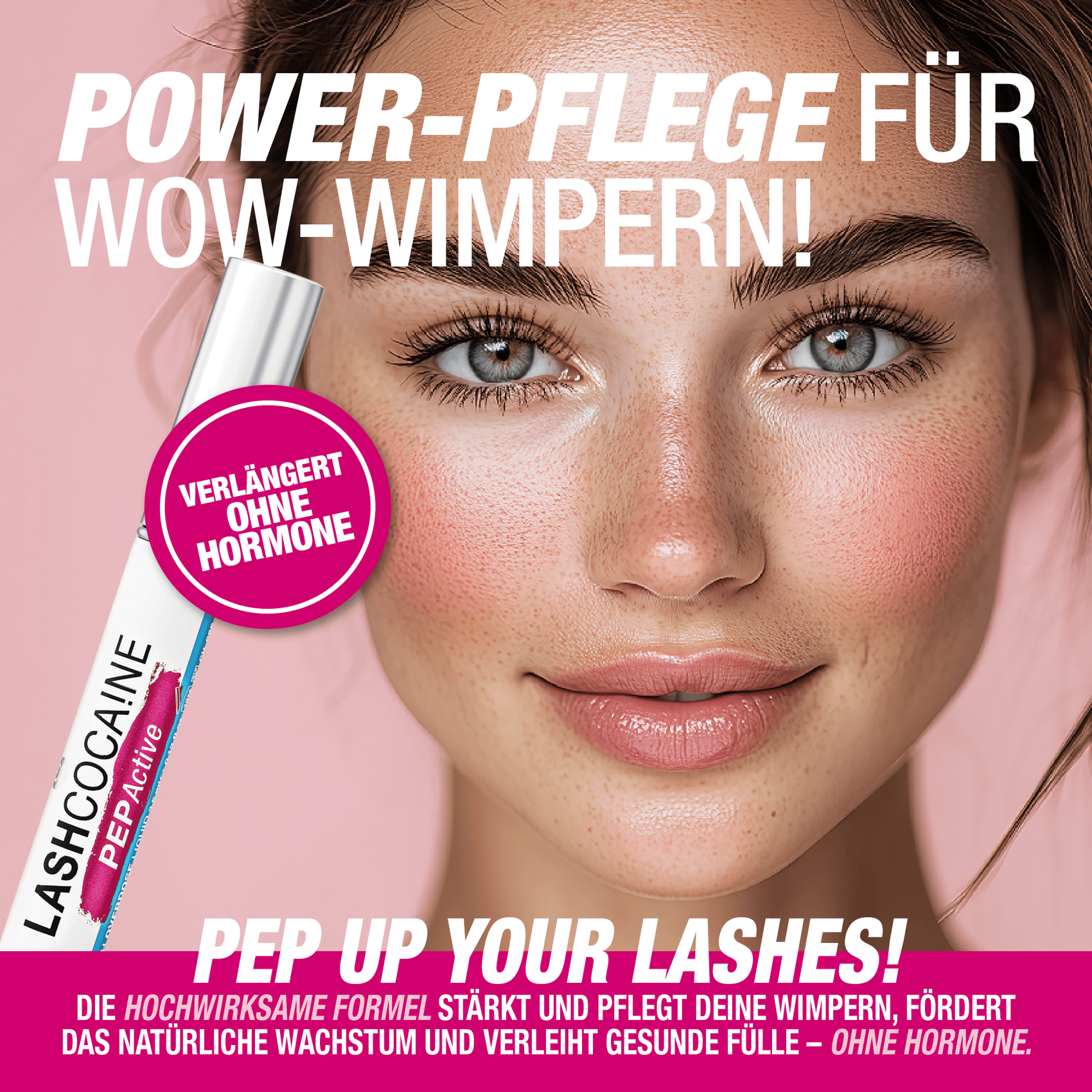 LASHCOCA!NE PEPActive - sérum pour cils sans hormones